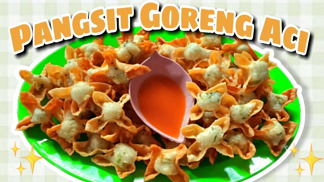 PANGSIT GORENG ACI || Garing dan Renyah || Ide Jualan - YouTube