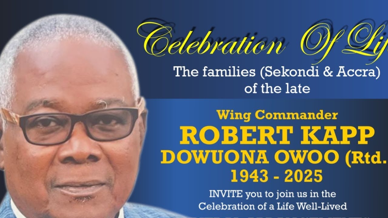SERVICE OF SONGS IN MEMORY OF THE LATE ROBERT KAPP DOWUONA OWOO RTD ...