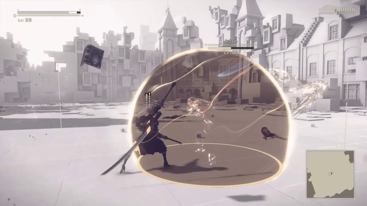 NieR:Automata - 2B vs Adam - YouTube