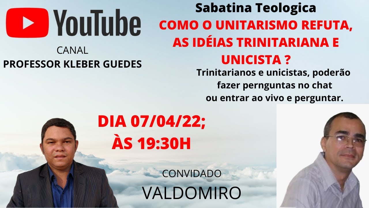 COMO O UNITARISMO REFUTA, AS IDÉIAS TRINITARIANA E UNICISTA ? - YouTube