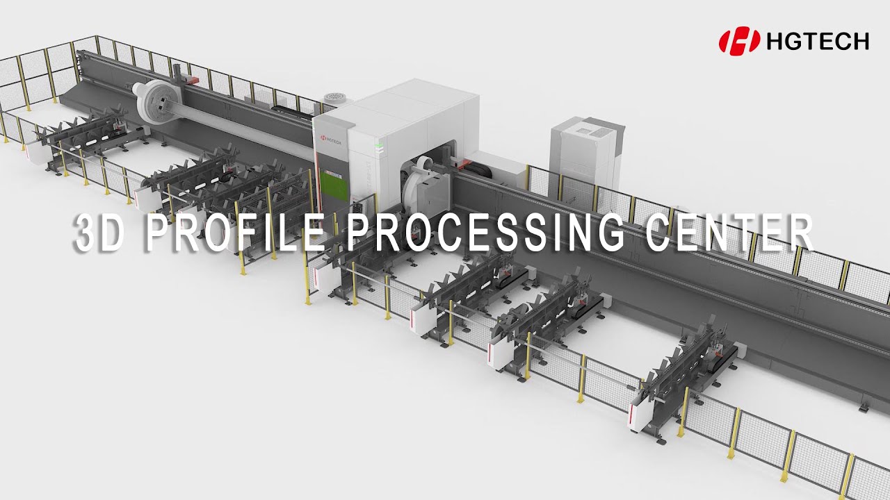 【HGTECH】Profile Processing Automation Solutions For Tube Laser Cutting ...