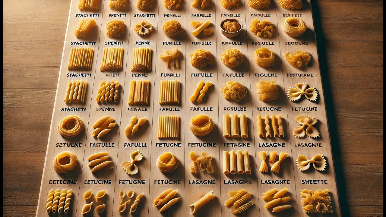 Types of Pasta and Their Perfect Pairings - YouTube