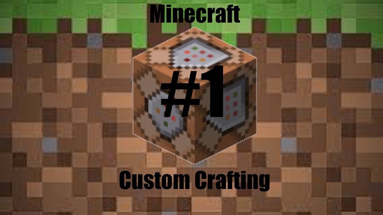 Custom Crafting | Minecraft Command Tutorial #1 - YouTube