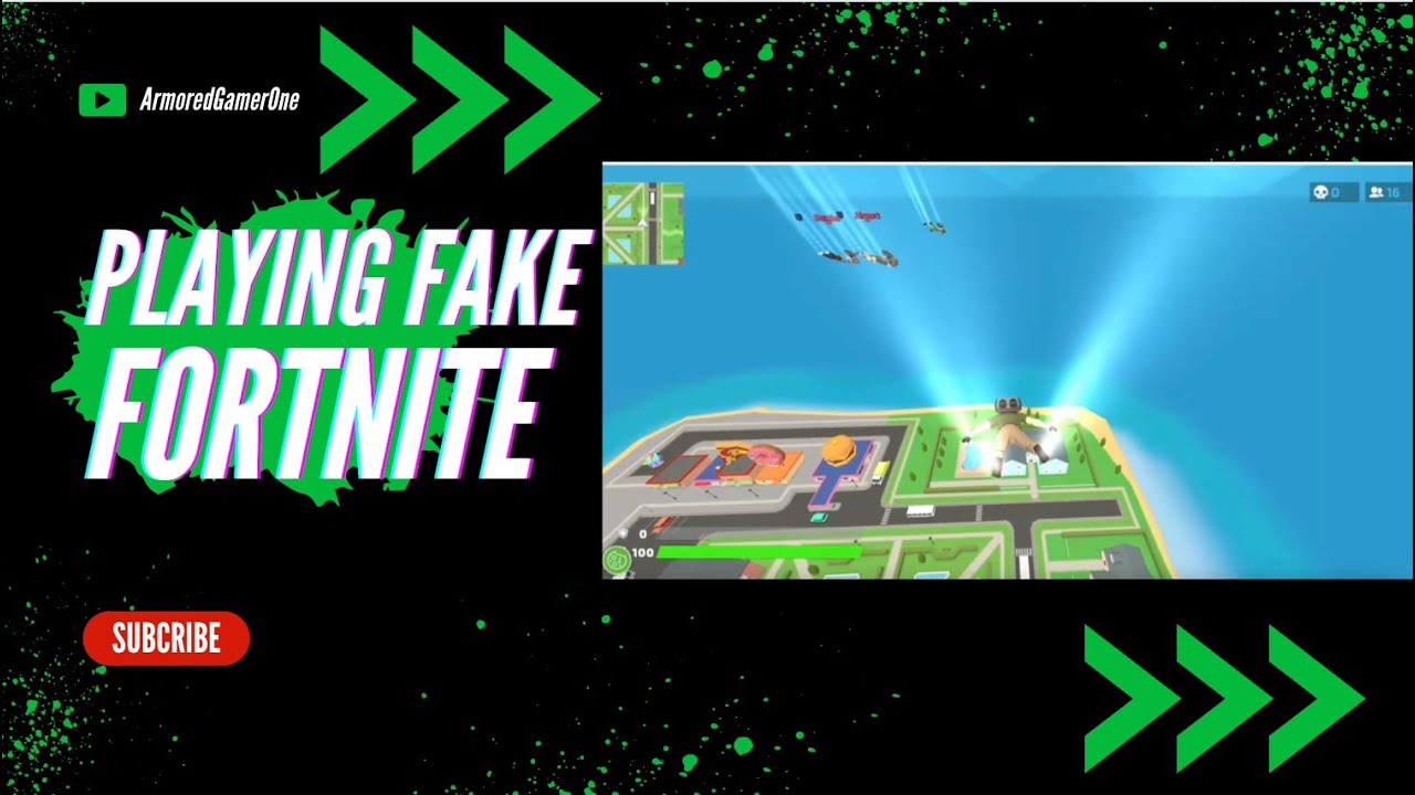 Playing Fake Fortnite (1v1.Lol #fortnite #gaming - YouTube