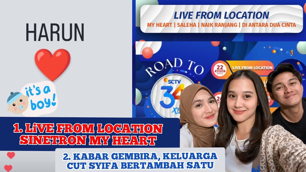 🔴KABAR GEMBIRA DARI KELUARGA CUT SYIFA || LIVE FROM LOCATION SINET MY HEART - YouTube
