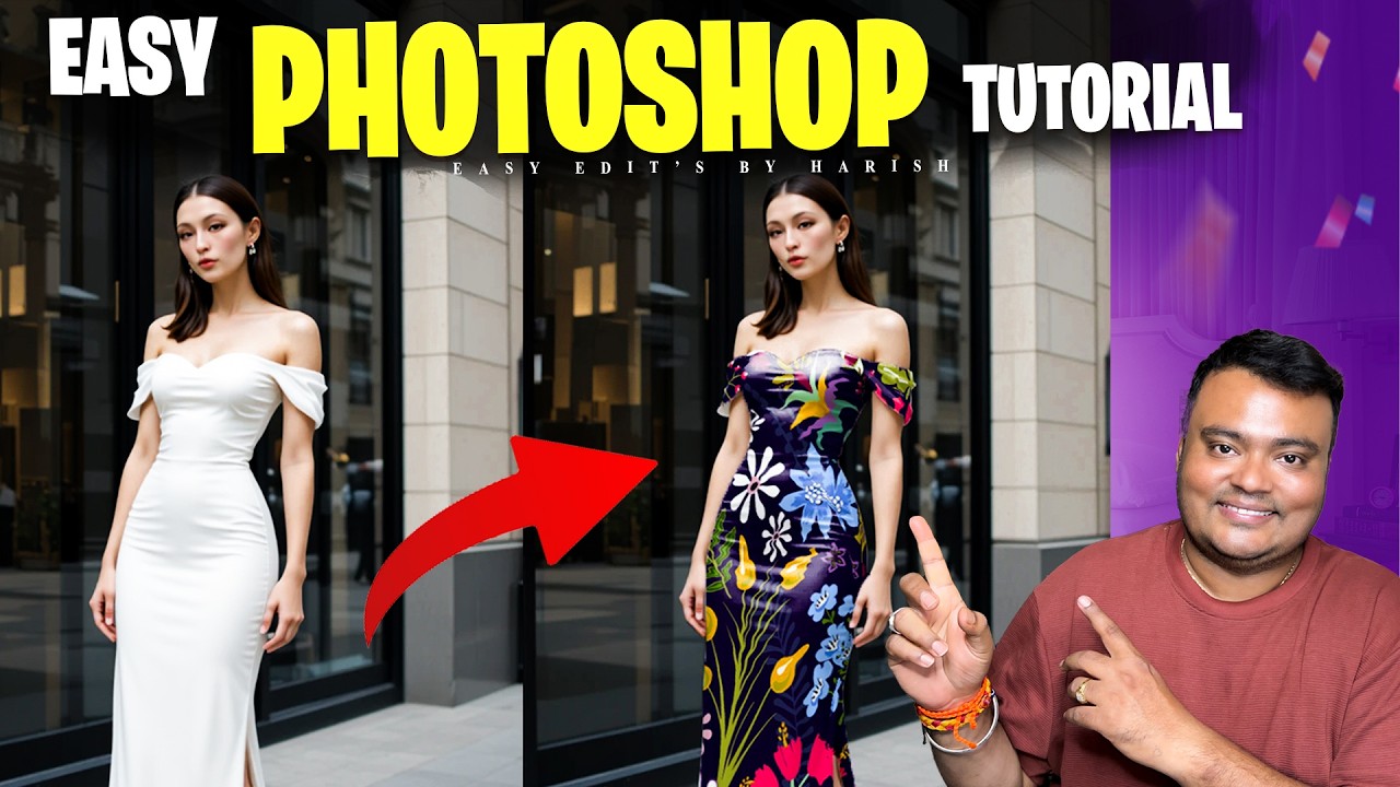 🔥 “How To Add Design on Dress in Photoshop🔥 | Realistic Clothing Mockup ...