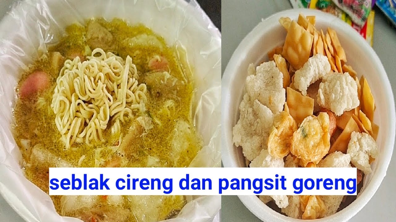 SEBLAK CIRENG DAN MIE GELAS - YouTube