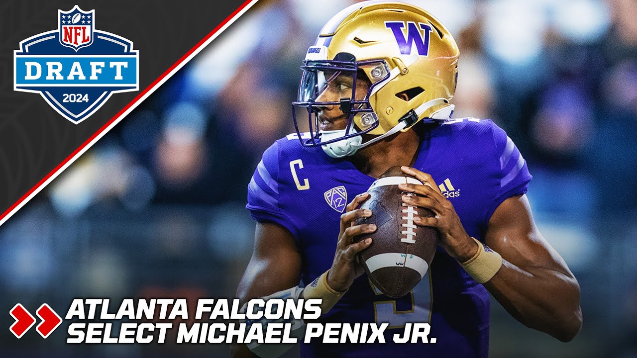 Atlanta Falcons Select QB Michael Penix Jr. | 2024 NFL Draft | PFF ...