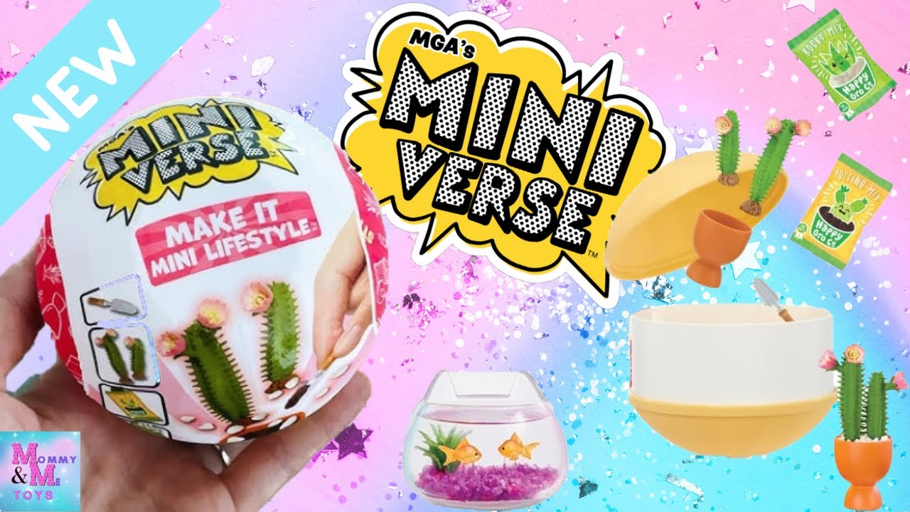 BRAND NEW! MINIVERSE MAKE IT MINI LIFESTYLE UNBOXING - YouTube