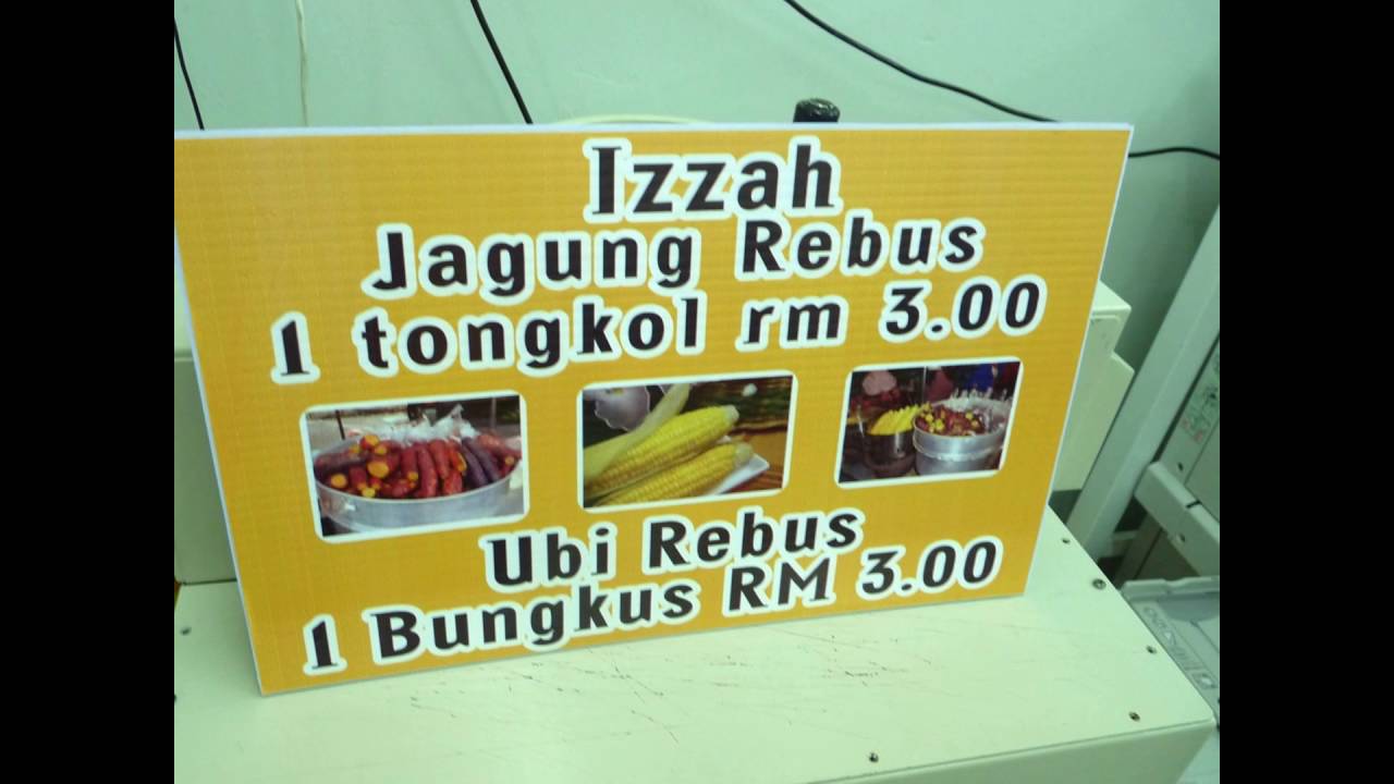 MENU BOARD : MELAKA, JASIN, Signs Shop, Signboard Company, Signage ...