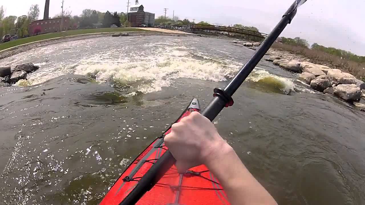 Yorkville Kayak Chute April 7, 2012 - YouTube