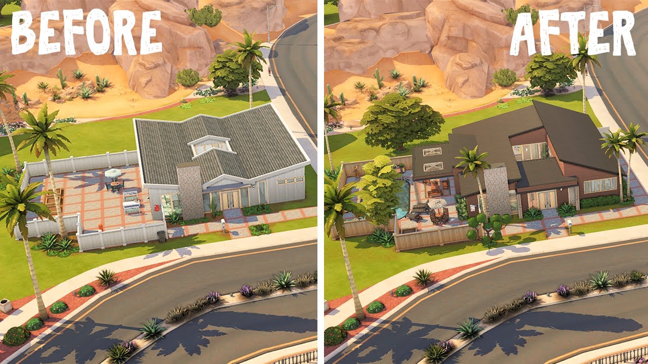 Roomies Home Renovation || Renovating Base Game || The Sims 4: Speed ...