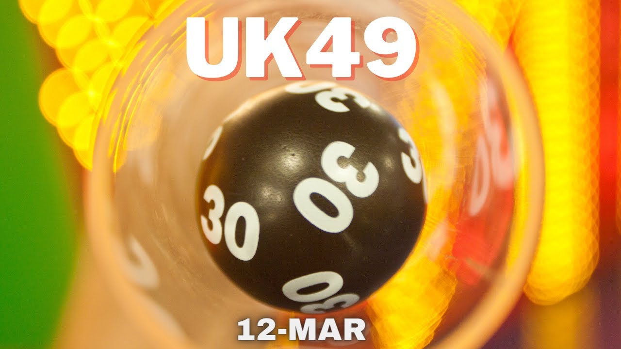 Win UK49 Today (12-MARCH) - YouTube