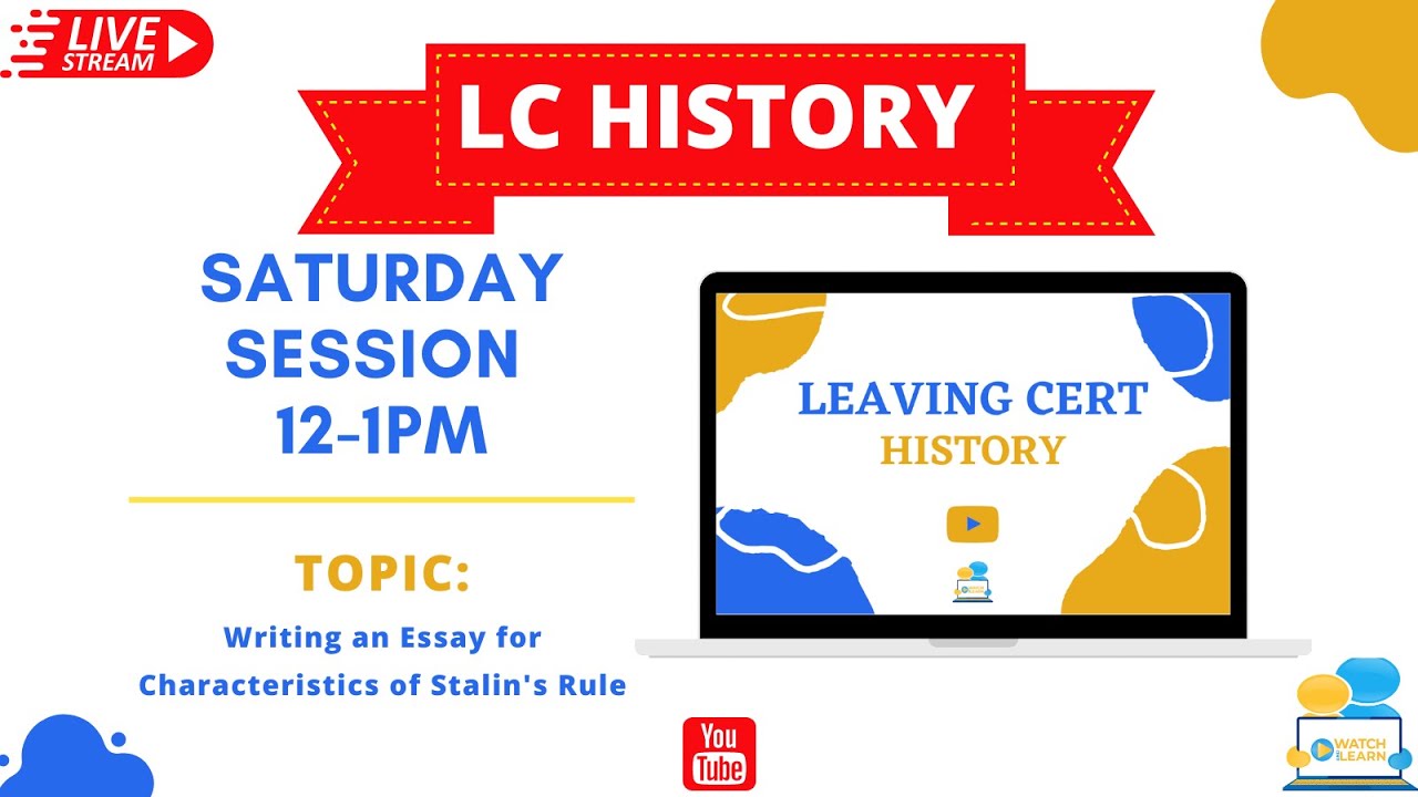 Writing an Essay for Characteristics of Stalin's Rule - Leaving Cert ...