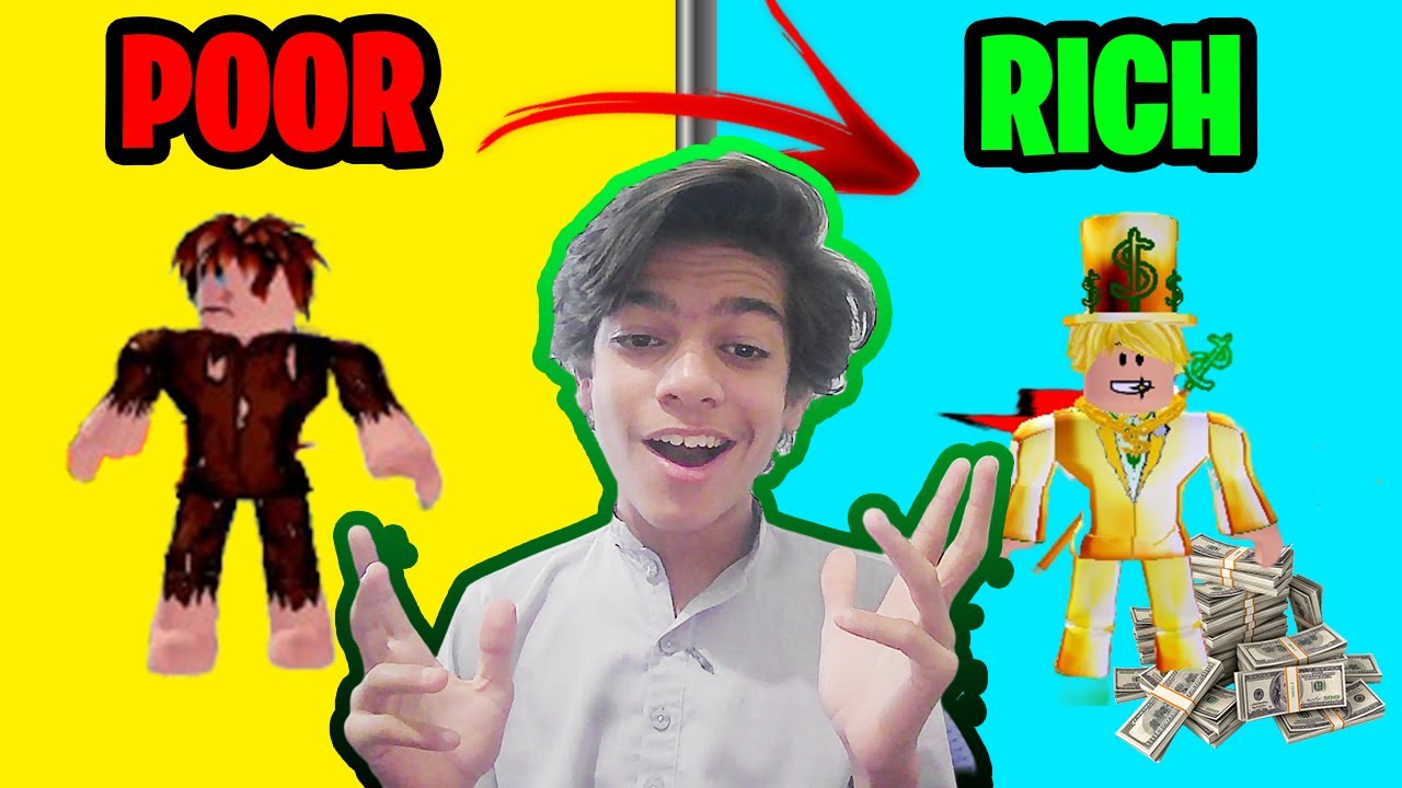 TRYING TO BECOME RICH IN ROBLOX - YouTube