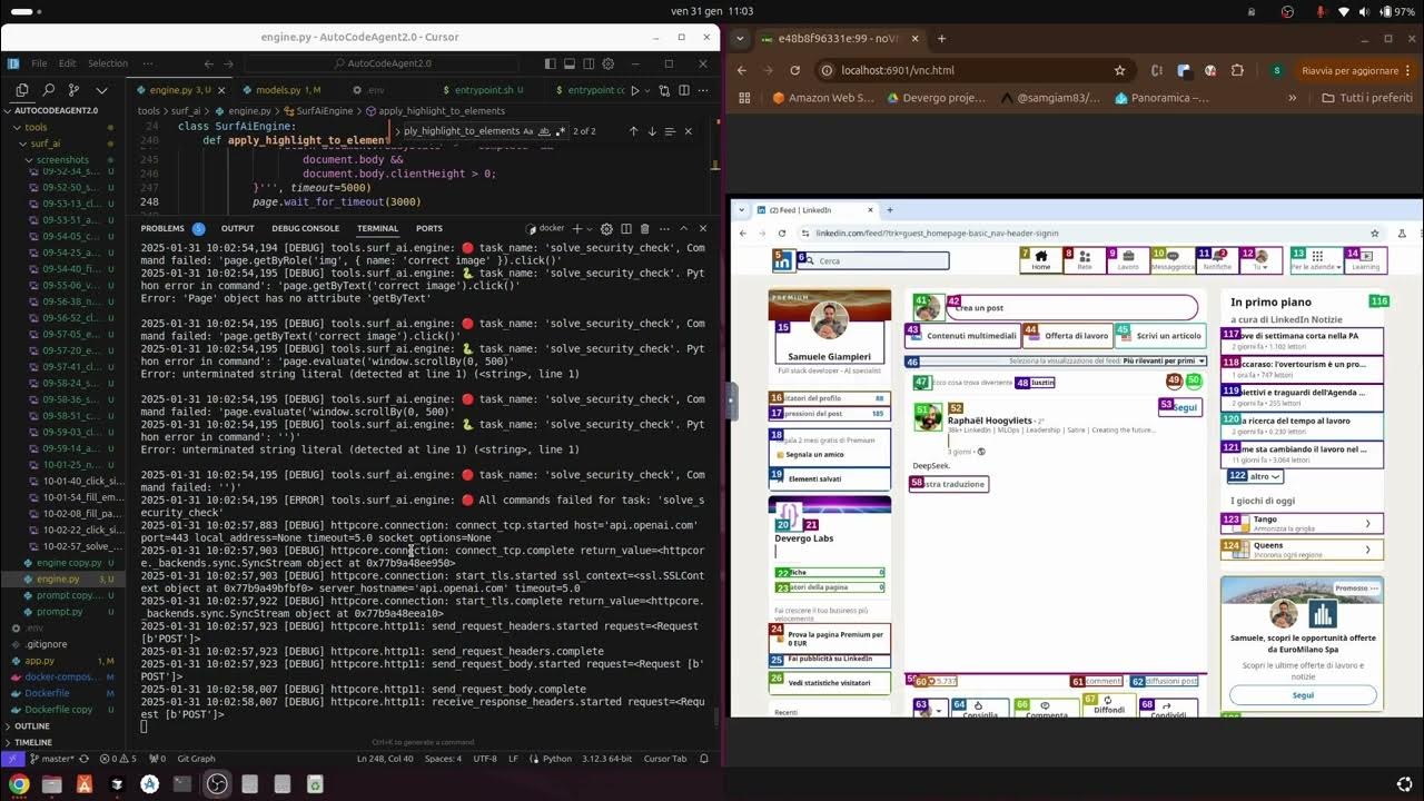SurfAi: AI-Powered Web Automation Agent & Playwright - Task: Automate a job application on ...