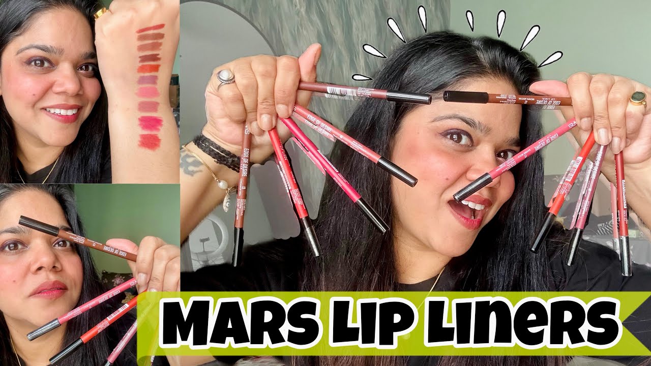Mars lip liners | Affordable lip liners | Madhuri Sharma - YouTube
