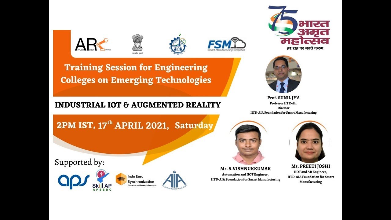 Azadi ka Amrut Mahotsava-Training Session on Industrial IOT and ...