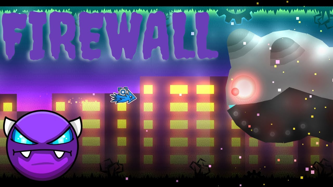 100% "Firewall" [Demon] by Rawin & more | Geometry Dash - YouTube