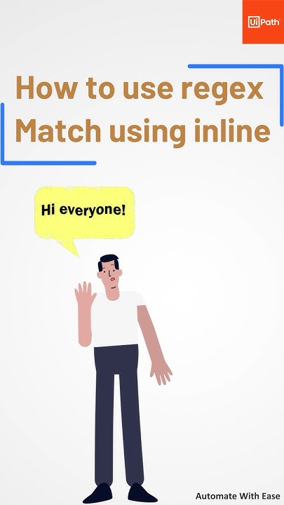 UiPath Tricks | How to use Regex Match using inline #rpa #uipath #uipathcommunity - YouTube