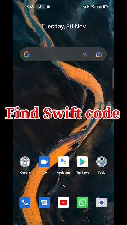 Bank Ka Swift Code kaise nikale #short #swiftcode - YouTube