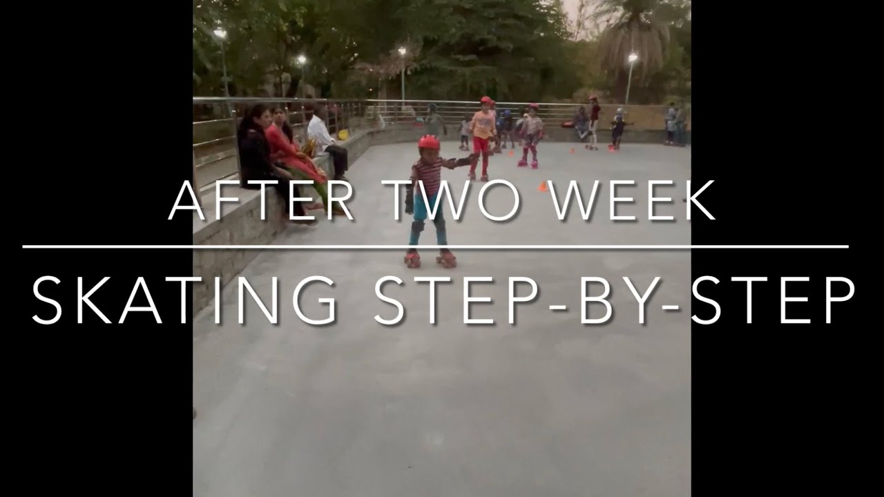Skating step-by-step (after two week) - YouTube