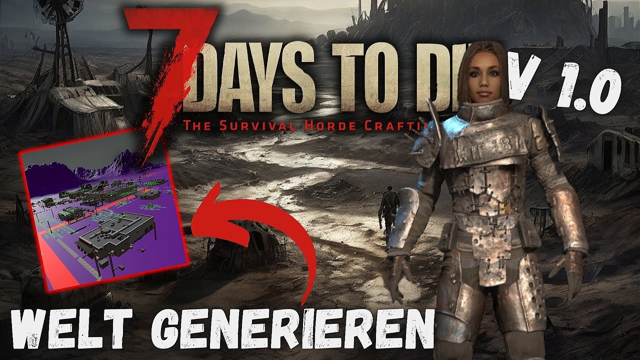 7D2D WELT GENERIEREN VERSION 1 SO GEHTS DEUTSCH - YouTube
