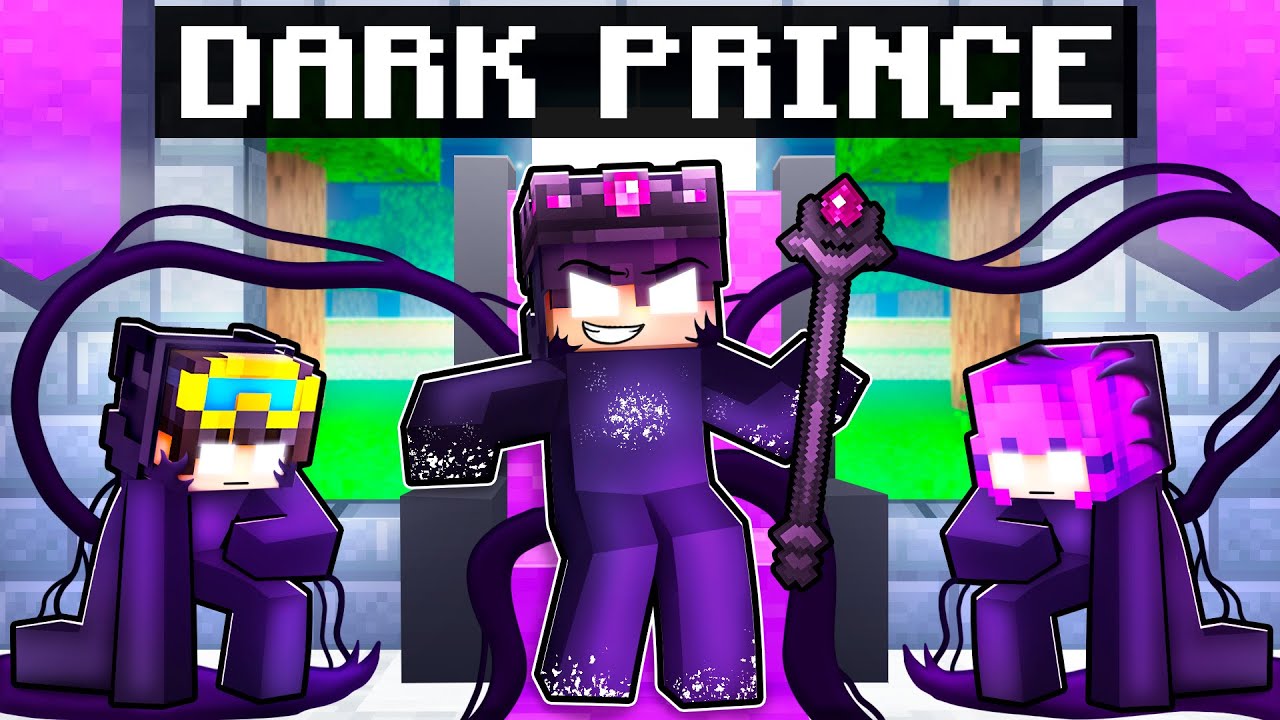 Becoming a DARK PRINCE in Minecraft! - YouTube