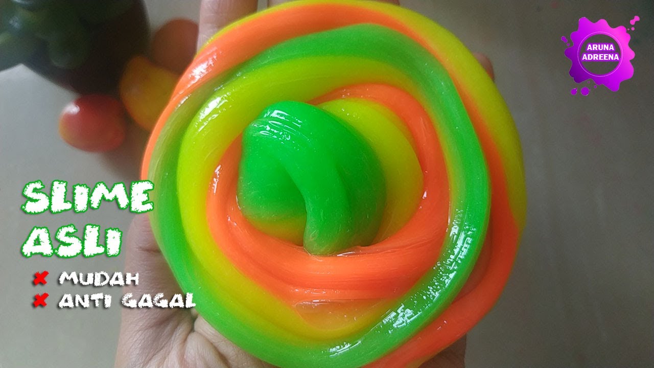 Cara Bikin Slime Asli - YouTube
