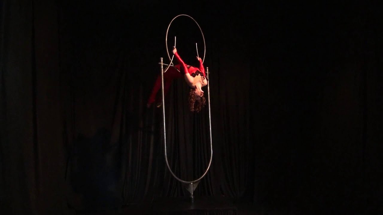 Solo Standing Aerial Hoop - YouTube