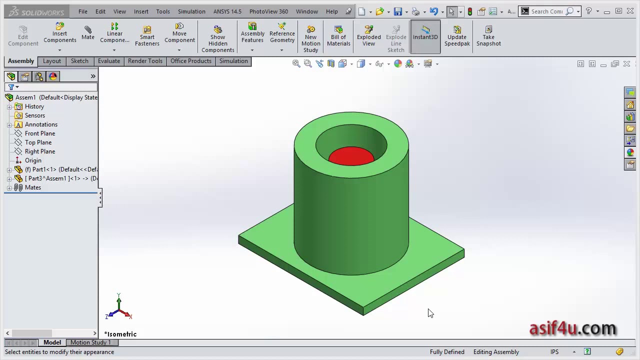 Solidworks Advanced Assemblies Bangla 43 What is top down assembly ...