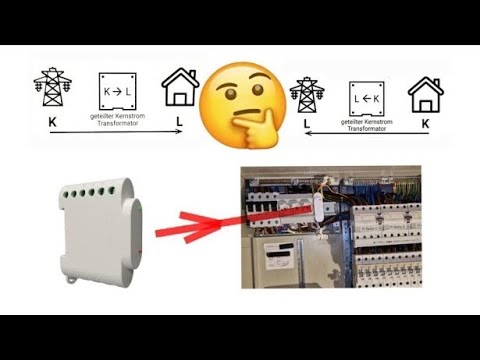 Shelly 3EM in Unterverteilung installieren - YouTube