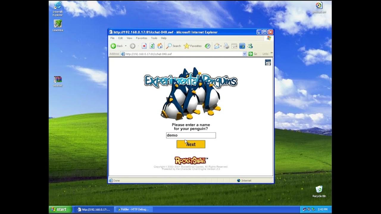 [WIP Demo] Experimental Penguins PHP server - YouTube