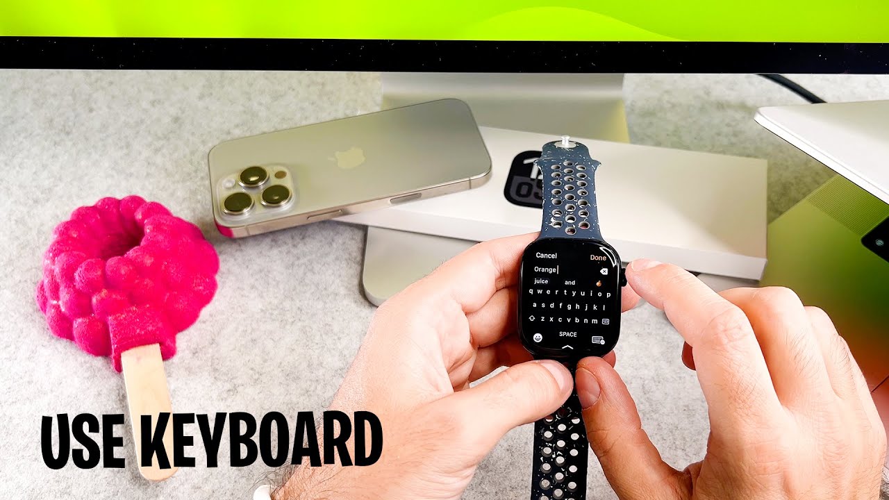 How To Use Keyboard On Apple Watch Series 10 - YouTube