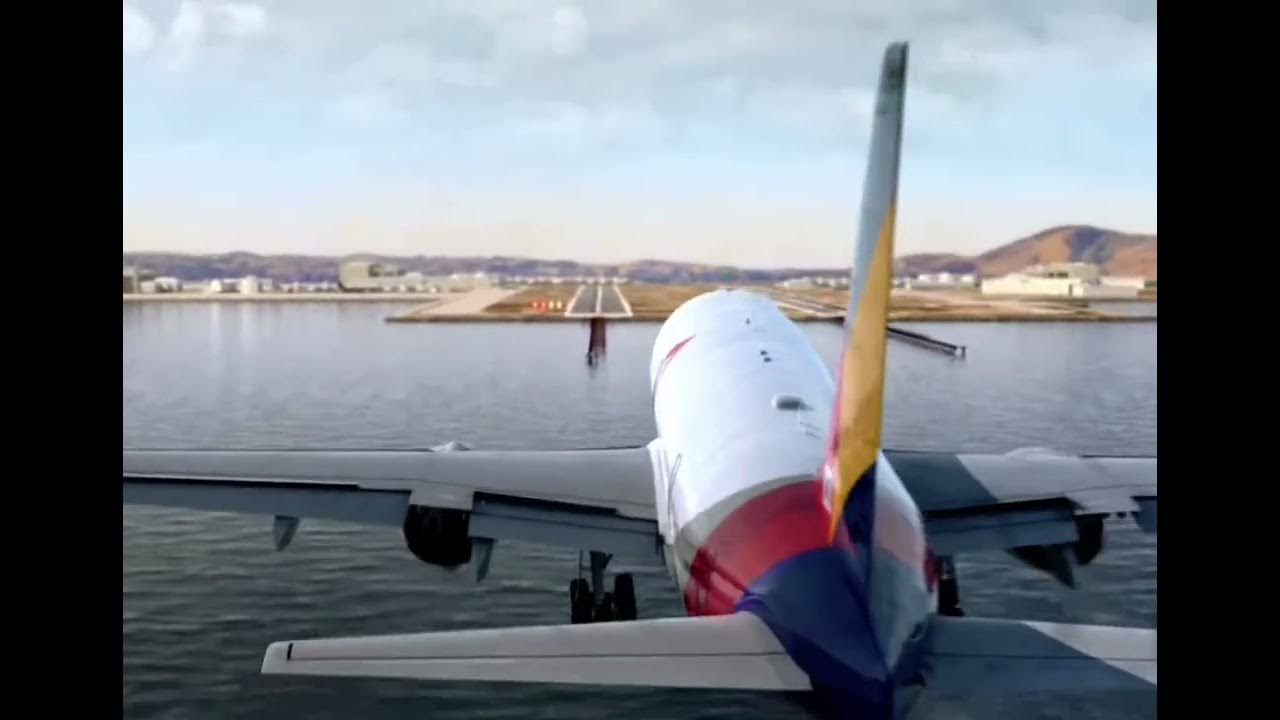Asiana airlines flight 214 animation - YouTube