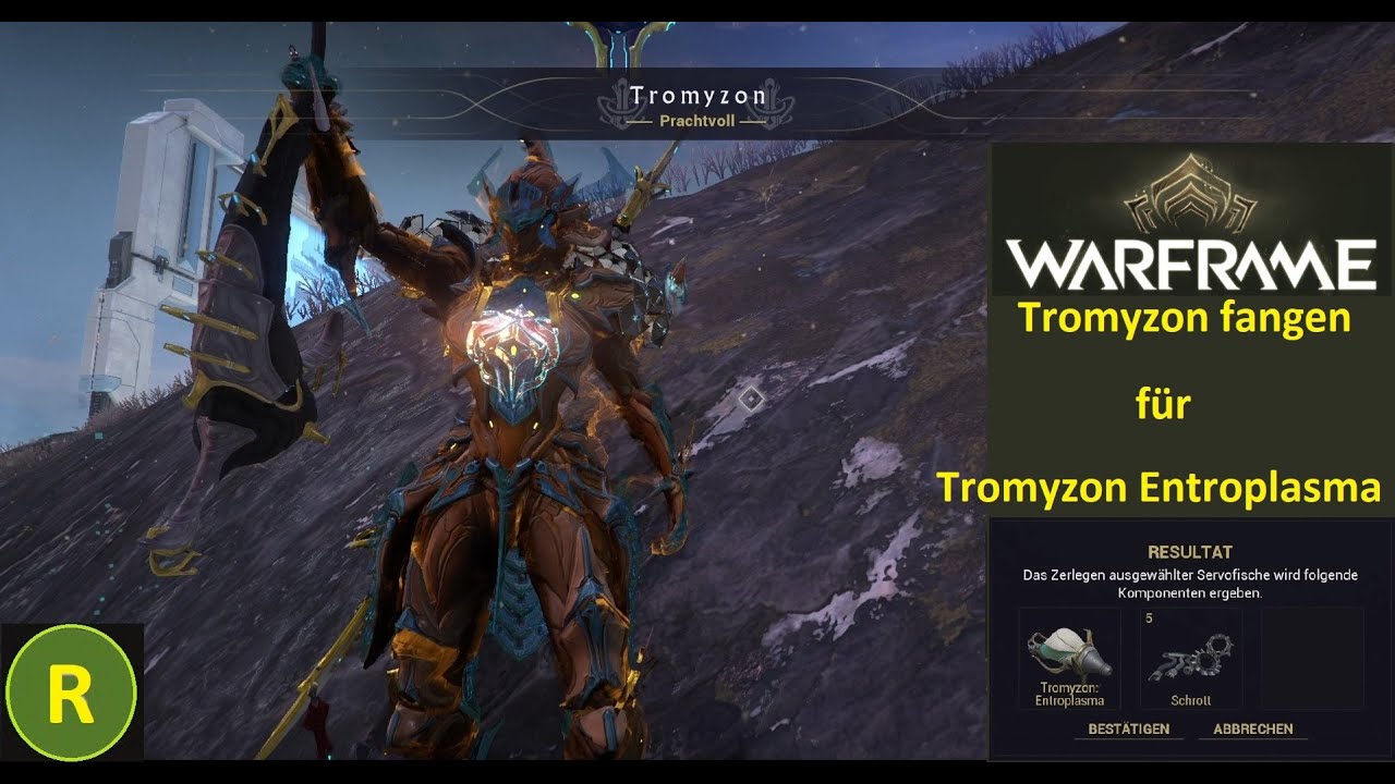 Warframe Tromyzon fangen für Tromyzon Entroplasma - YouTube