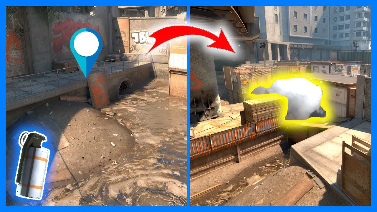 CS2 Overpass: B Bridge Smoke - YouTube