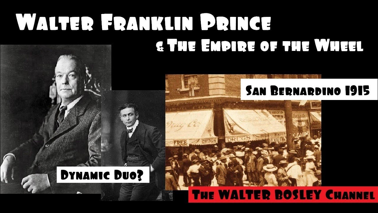 WALTER PRINCE: HARRY HOUDINI's PARTNER AGAINST OCCULT CRIME - YouTube