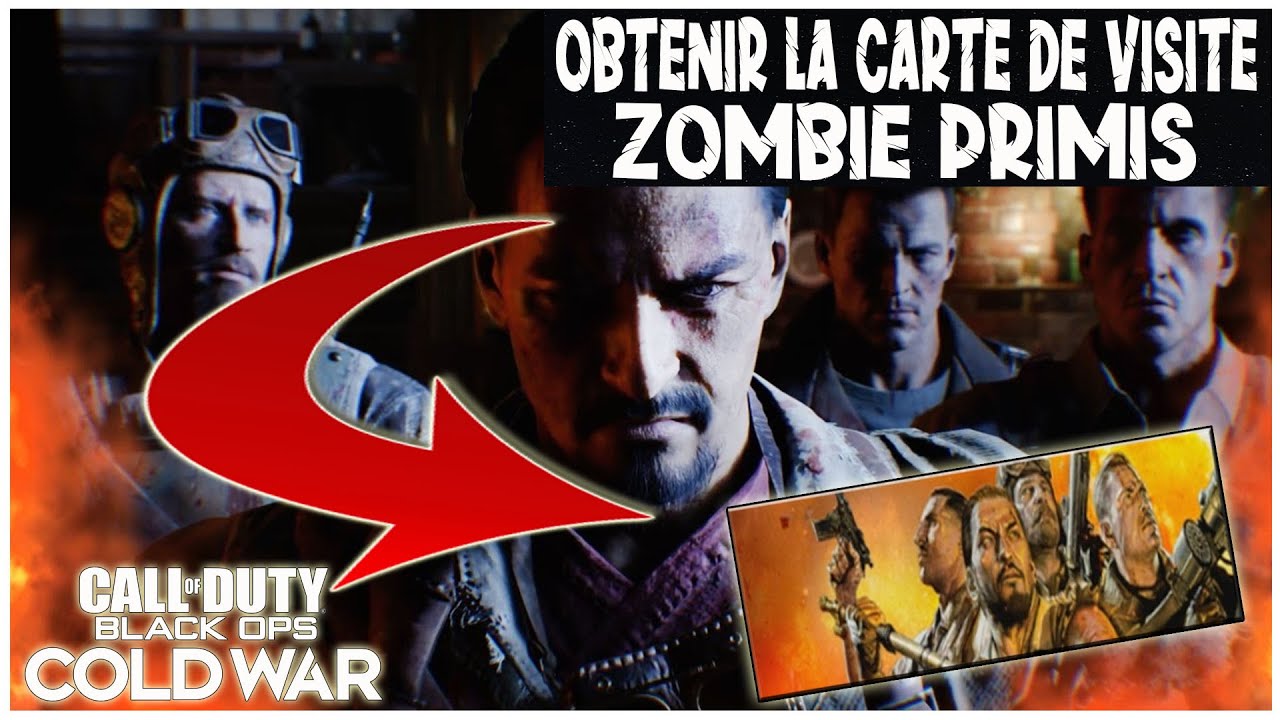 COLD WAR : OBTENIR LA CARTE DE VISITE SECRÈTE ZOMBIE PRIMIS CREW - YouTube