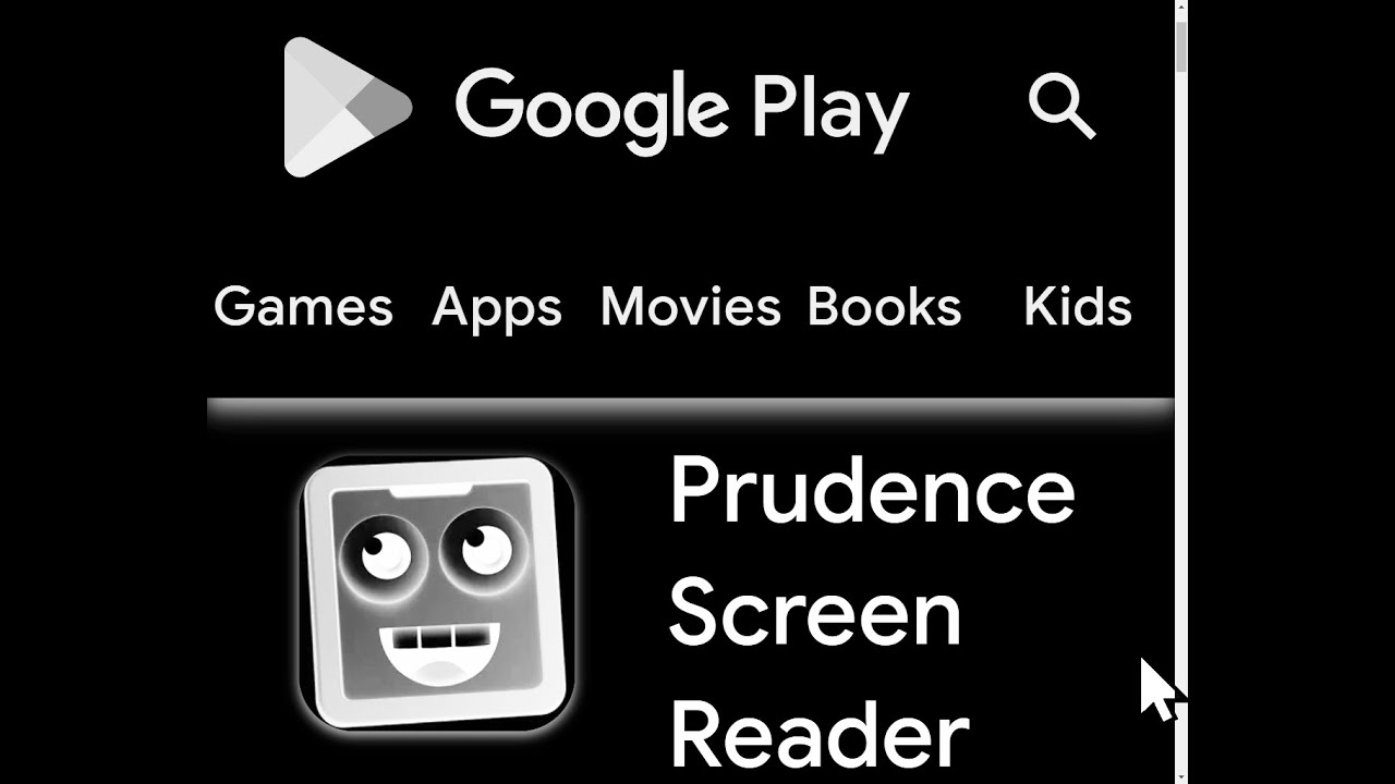 Prudence Screen Reader قارئ شاشة جديد للأندرويد خفيف وسريع - YouTube