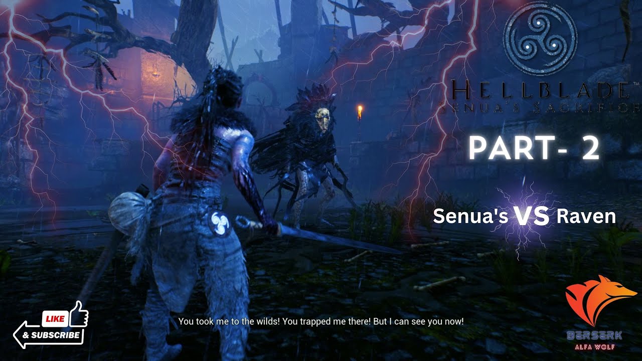 Hellblade Senua's Sacrifice | Raven vs Senua's | - YouTube