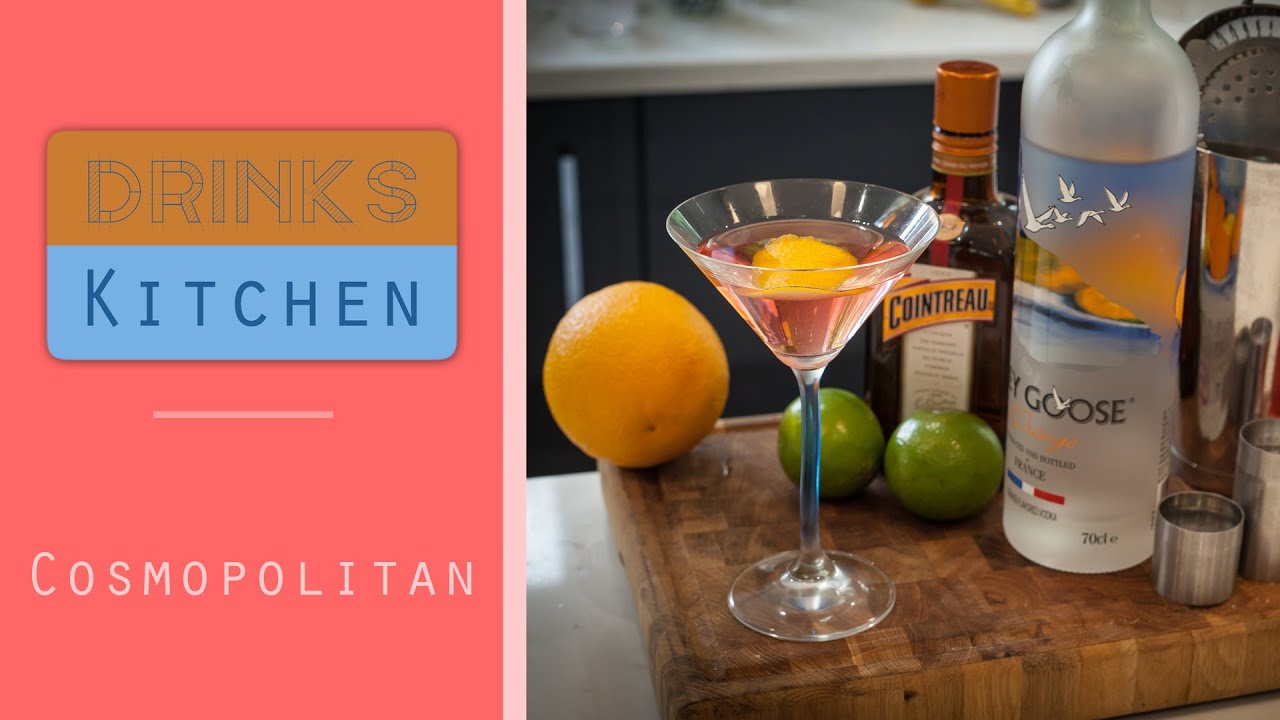 How to make a Cosmopolitan Cocktail | Drinks Kitchen - YouTube