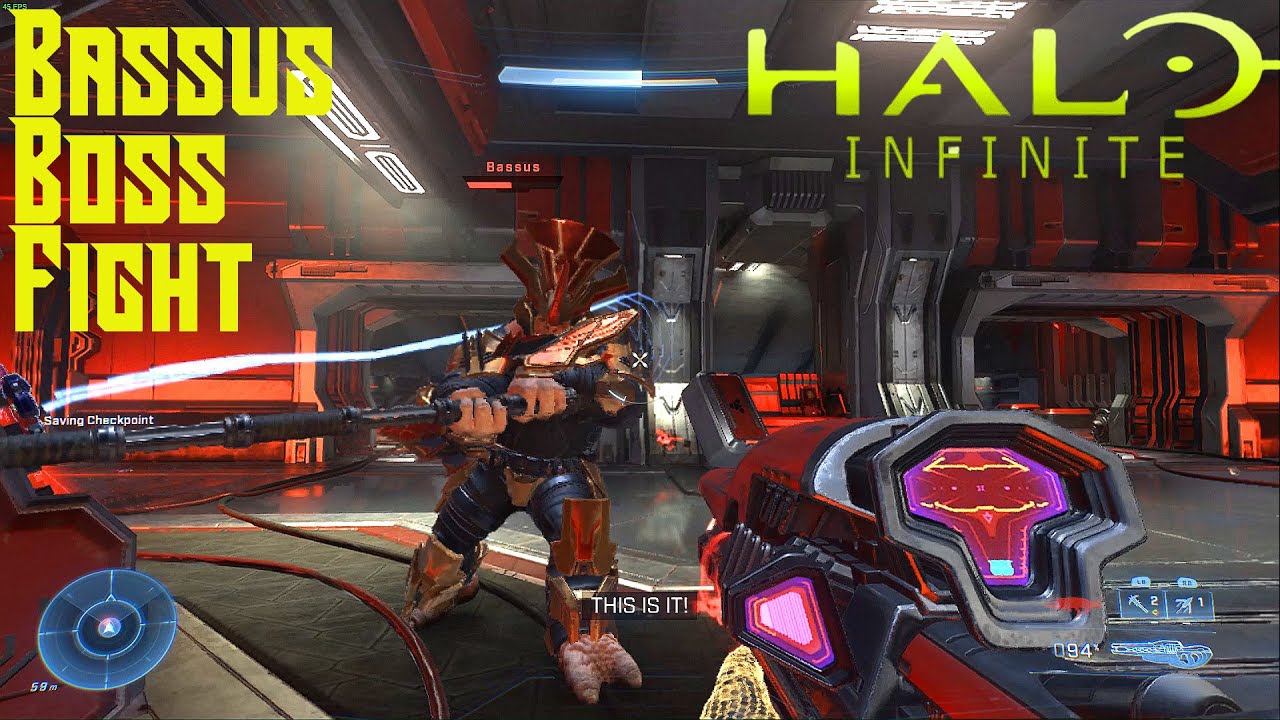 Halo Infinite Bassus Boss Fight - YouTube