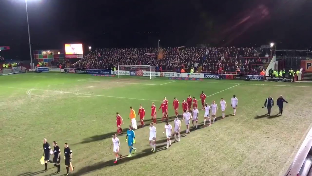 *PYROS* | “Seaside Barmy Army” - Blackpool Fans At Accrington Stanley ...