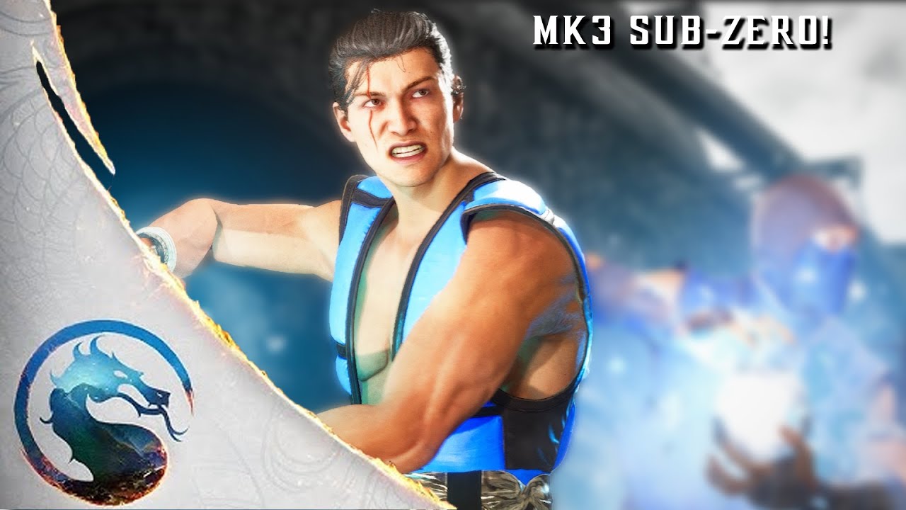 Mortal Kombat 1 - Classic MK3 Unmasked Sub-Zero Gameplay!! (MOD) - YouTube