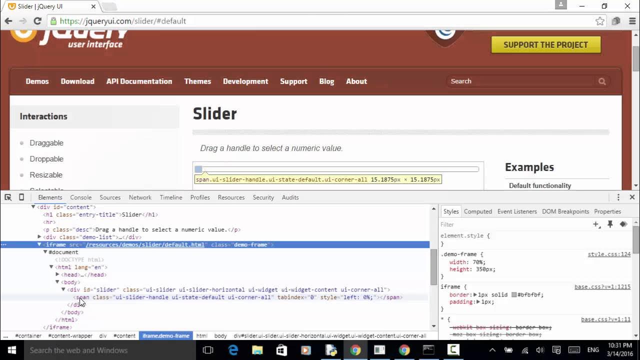 Selenium Python Webdriver Tutorial - jQueryUI Slider Test - YouTube