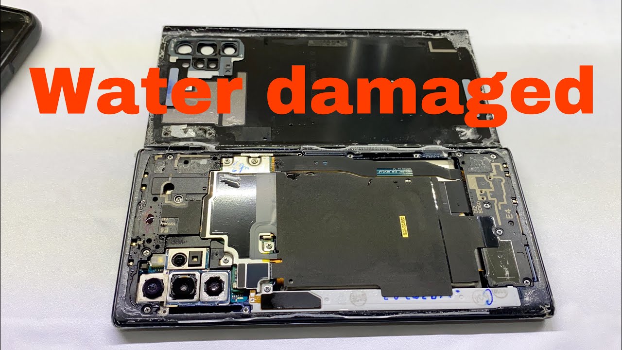 Note 10 Plus Water Damaged/Samsung Note 10+ Water Cleaning/Repairing ...