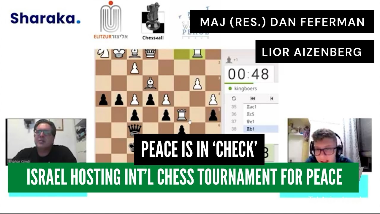 Israeli orgs host int’l chess tournament for peace - Maj (Res.) Dan ...