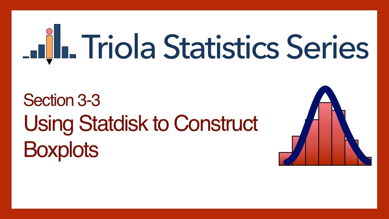 Statdisk Section 3-3: Using Statdisk to Construct Boxplots - YouTube