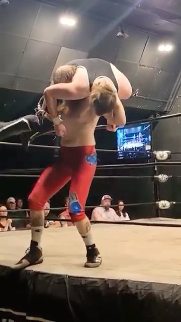 DEATH VALLEY DRIVER ON THE APRON #wrestling #wwe #prowrestling #aew # ...